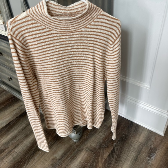 J. Crew Factory | Sweaters | J Crew Factory Striped Sweater Cream And ...